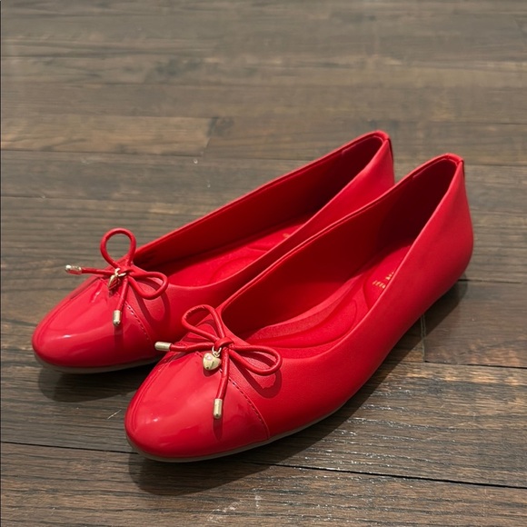 Anne Klein | Shoes | Anne Klein Luci Ballet Flats Red Size 75 | Poshmark